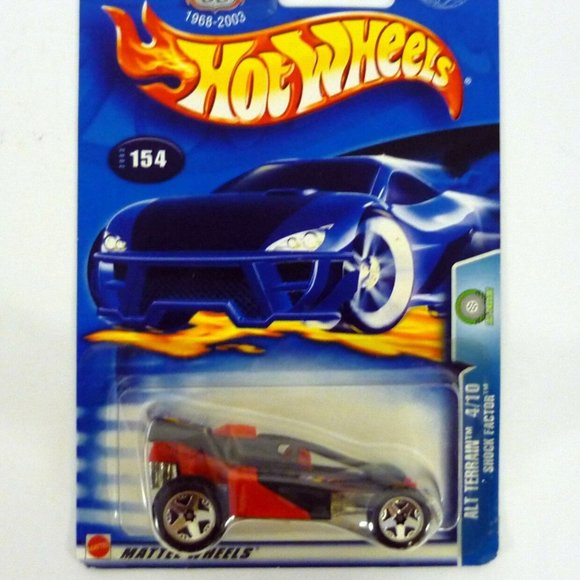 Mattel | Toys | Hot Wheels Shock Factor 54 Alt Terrain 41 Red Diecast ...